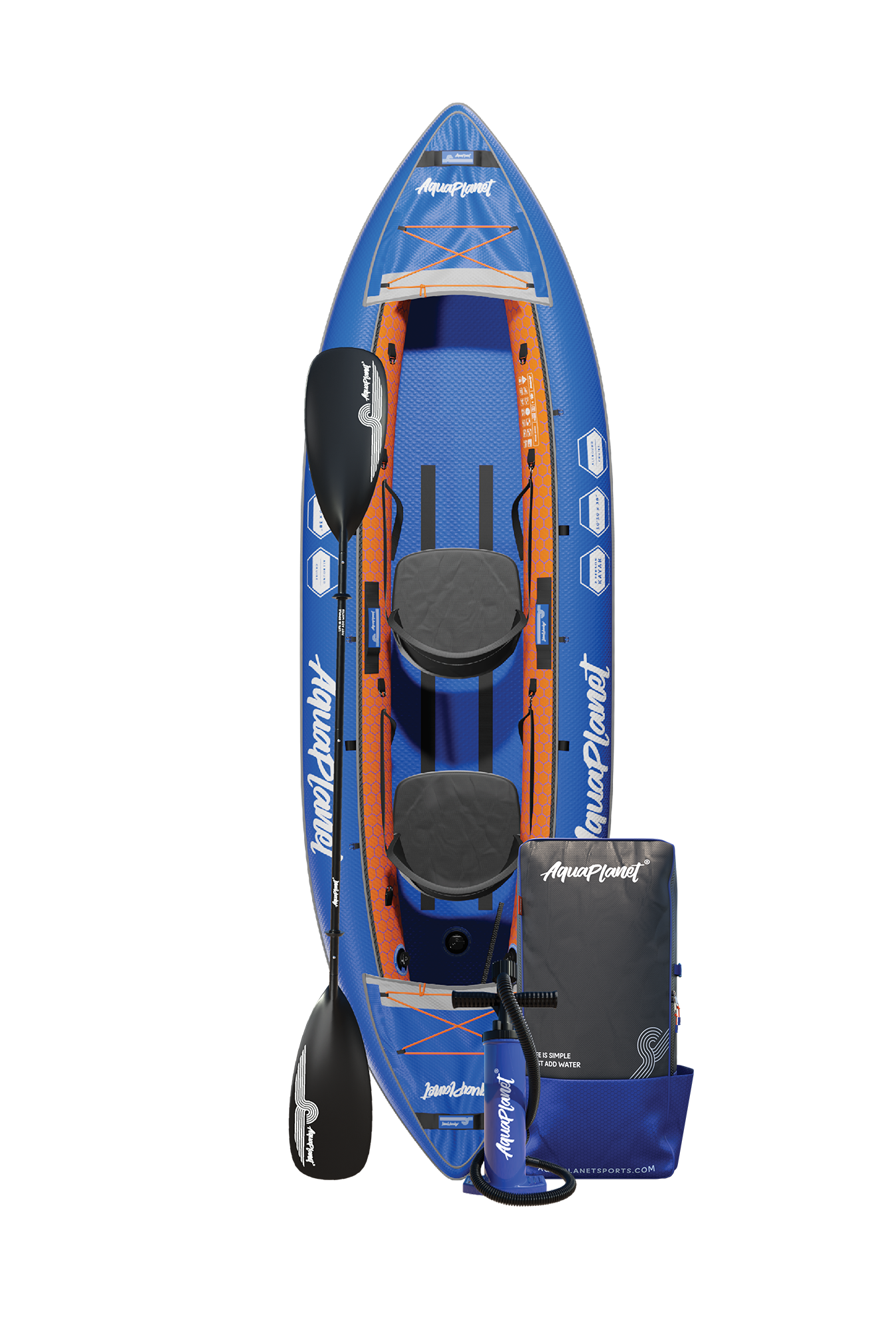 Aquaplanet Inflatable Kayak – Two Person | Aquaplanet UK
